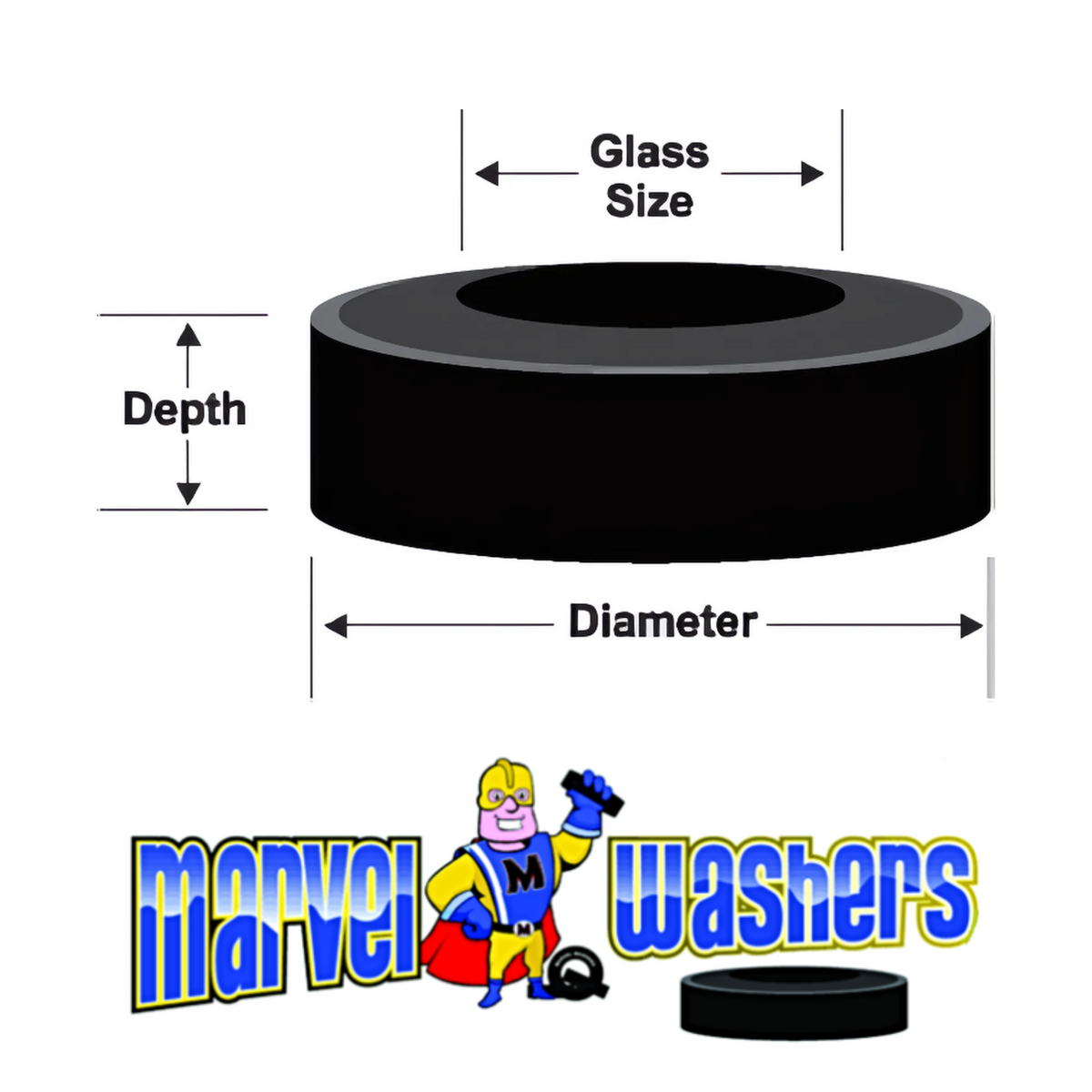 Marvel Gage Glass Washers