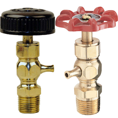 Conbraco 26-300 Series Bronze Hand Wheel Polished Try Cocks — Gage Glass